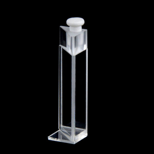 Custom Triangel Cuvette W/ PTFE Stopper, 1.75mL, 3 Windows, CRF, QTP3C ...
