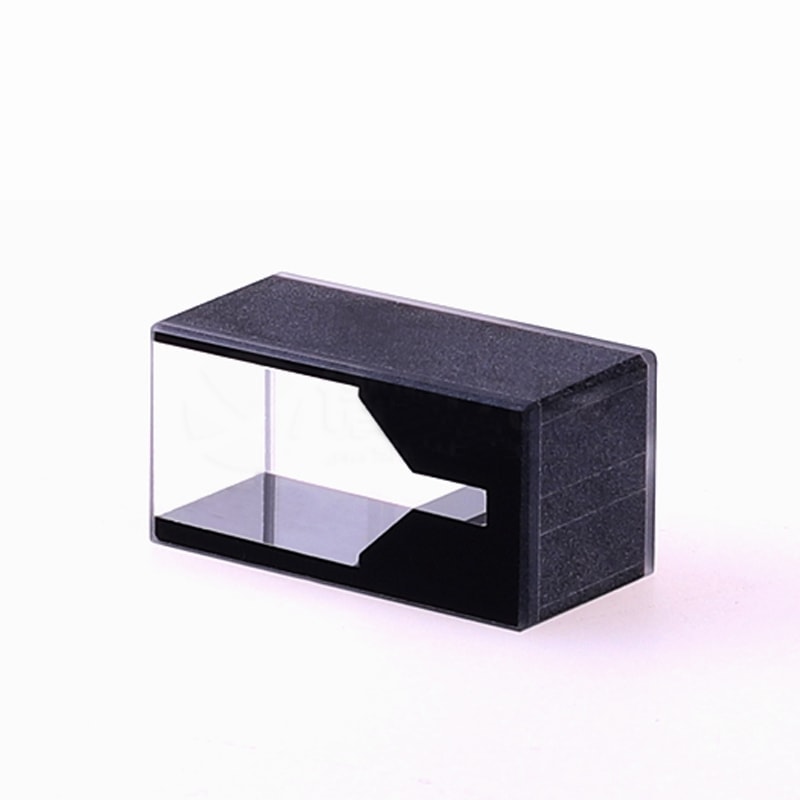Custom 25mm Short Height Cuvette, 100uL, 2 Windows, Black Walls, NRC ...