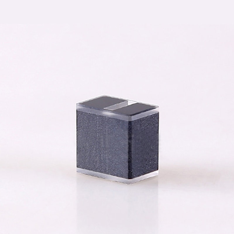 Custom 8mm Short Height Cuvette, 100uL, 2 Windows, Black Walls, NRC ...