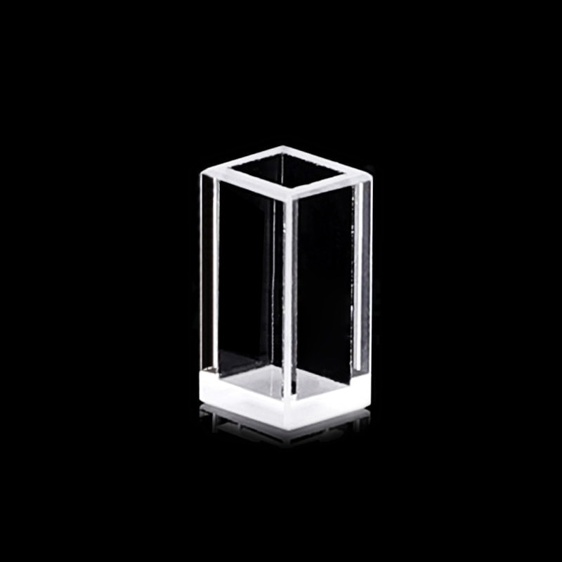 Custom Small Size Cuvette, 4x4x10mm, 110uL, QN4CS, Quartz, 4 Clear ...