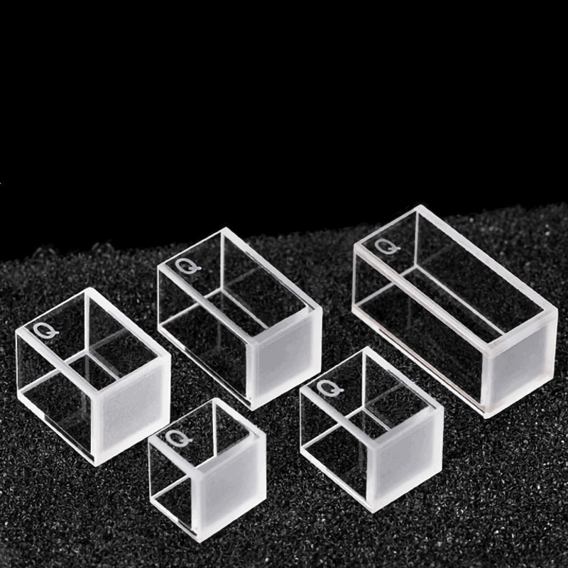 Custom Short Height Cuvette, 4 Windows, 10 Mm, 15 Mm, 17 Mm, 20 Mm, 27 ...