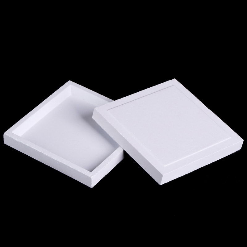 C627, Alumina Setter Plate, Stackable, 100x100x13mm, 95% Pure Alumina ...
