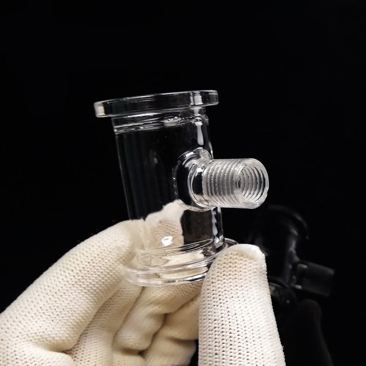 QT067, Custom Quartz Flange, Quartz Components Customization | QT067