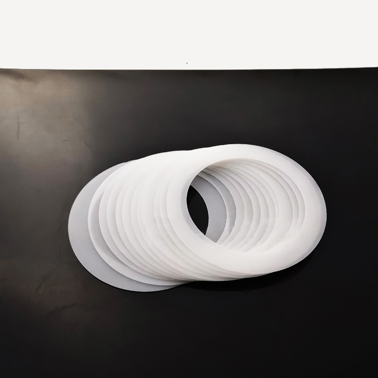 QT051, Custom Translucent Frosted Fused Quartz Flange | QT051