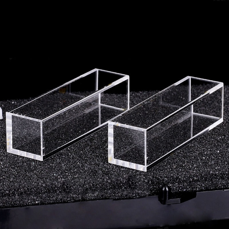 Lid 10mm, 3.5mL, 5 Windows Clear, Bottom Clear Cuvette, QL5HF, All ...